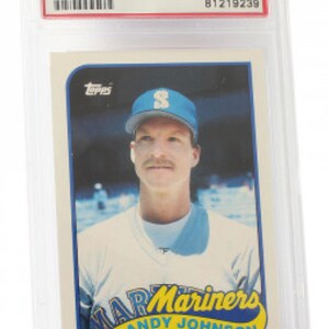Randy Johnson 1989 Seattle Mariners Rookie Card the - Etsy