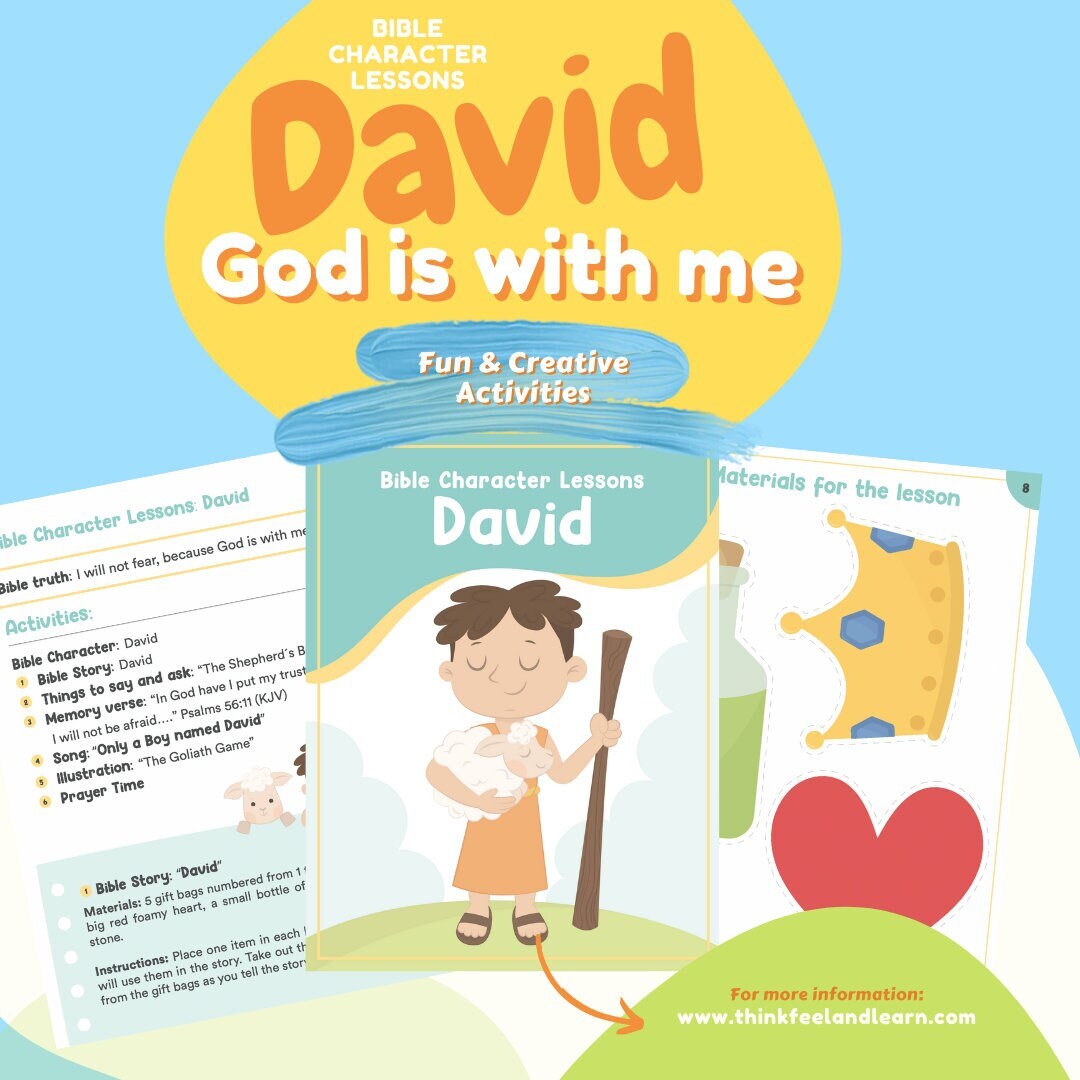 Bible Character David "god is With Me" - Etsy