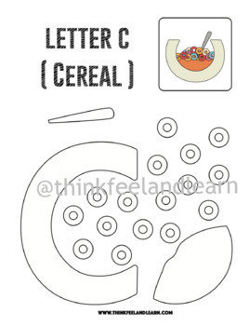 Letter Alphabet Arts & Crafts 75 Pages - Etsy
