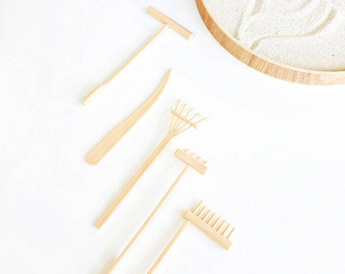 Mini RAKE in PVC : Art & Craft Meditation for Special Kids DIY Zen ...