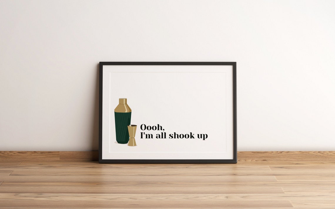 Oooh I'm All Shook up Print All Shook up Elvis - Etsy UK