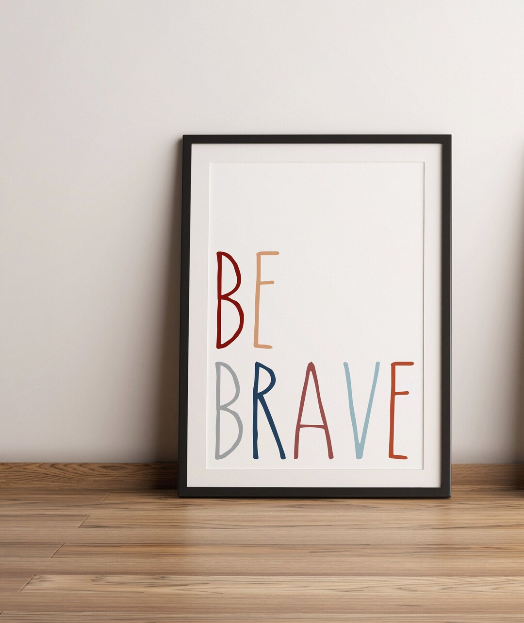 Be Brave Home Print Gender Neutral Nursery Gift - Etsy