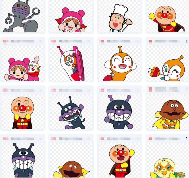 70 Anpanman Png, Character Clipart, Classic Children's Cartoon, Instant ...