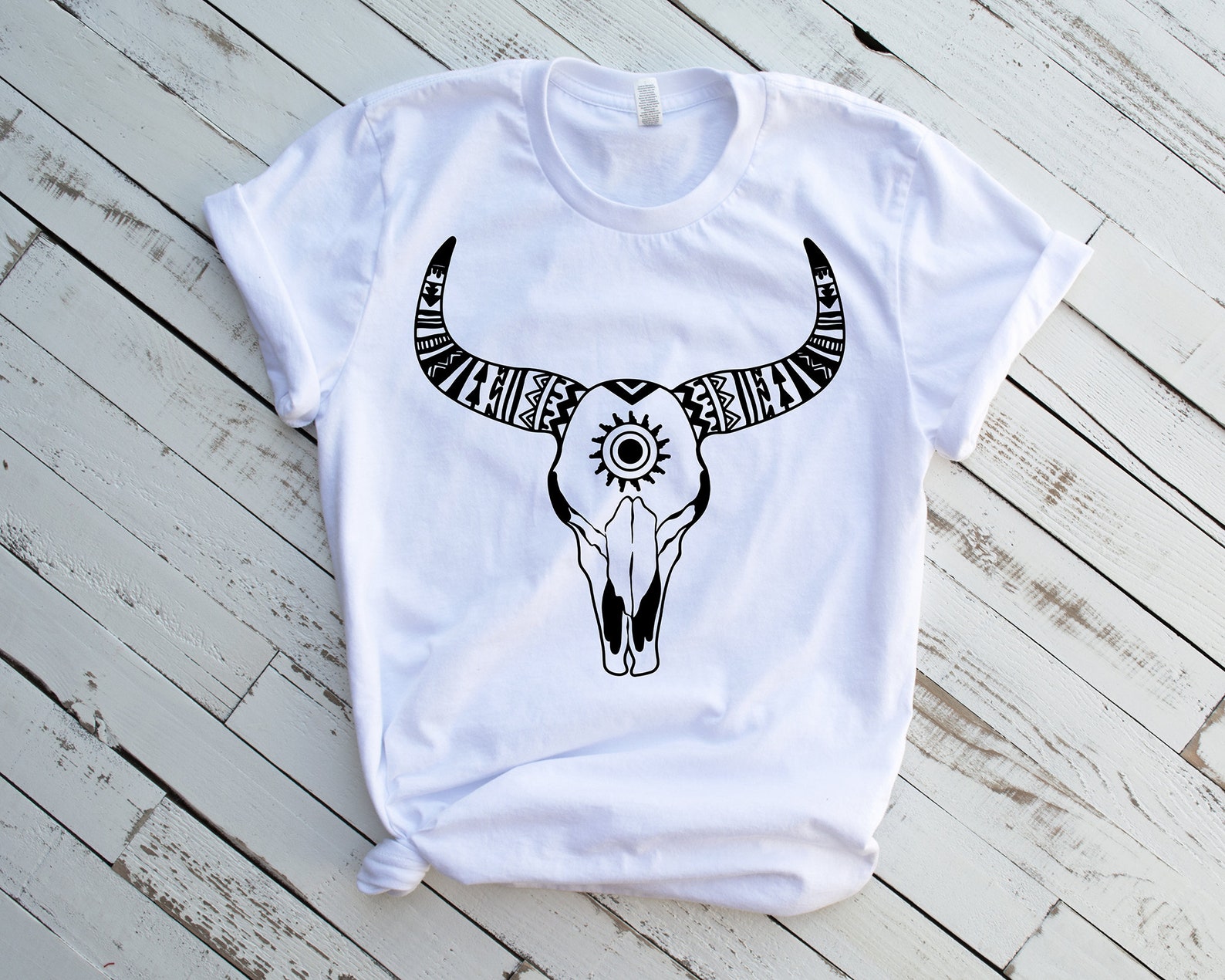 Aztec Bull Skull Svg Files for Cricut Cattle Skull Png SVG | Etsy