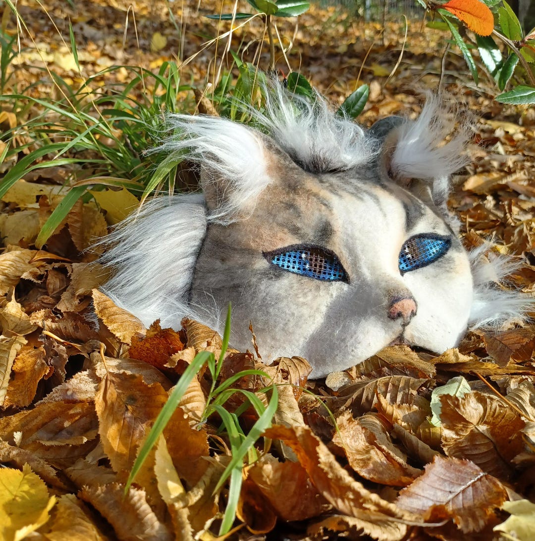 Therian Mask, Quadrobics Mask, Katze, Cosplay Mask, Tiermaske ...