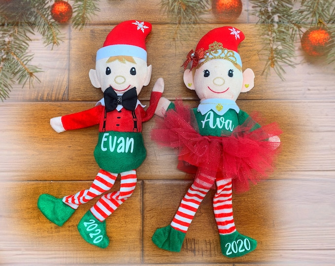 Build Your Own Elf, Custom Elf -plush, Personalized Elves-14.5 ...