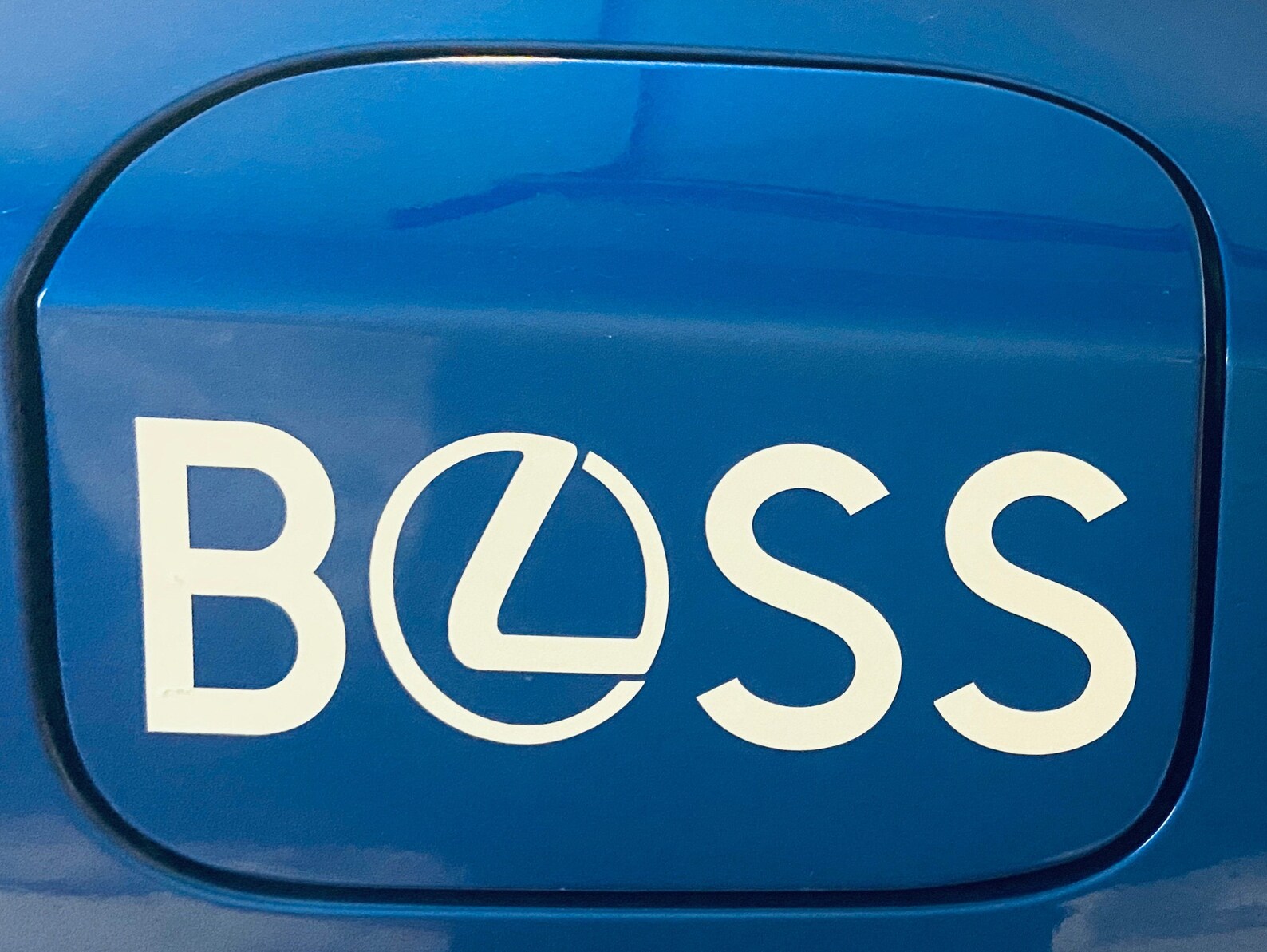 BOSS Car Vinyl Sticker Decal Black White or Shimmer | Etsy