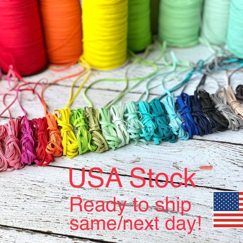 Colored Elastic 1 Inch - Etsy