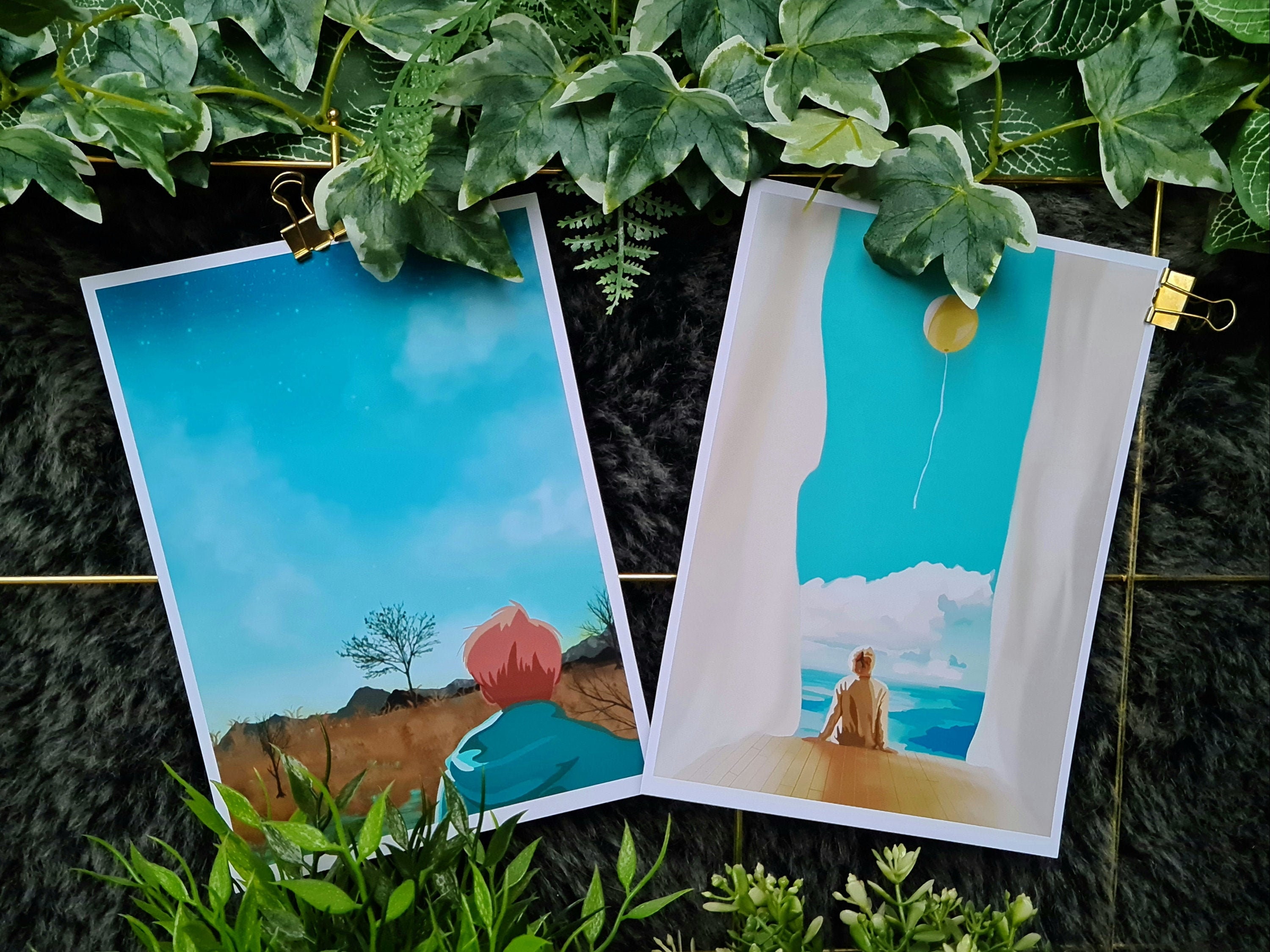 BTS Jimin Fan Art Landscape Art Print Park Jimin Kpop Fan - Etsy