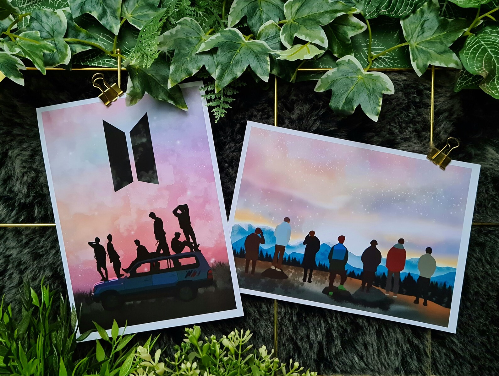 BTS Music Video Inspired Scenery Landscape BTS Art Print - Etsy