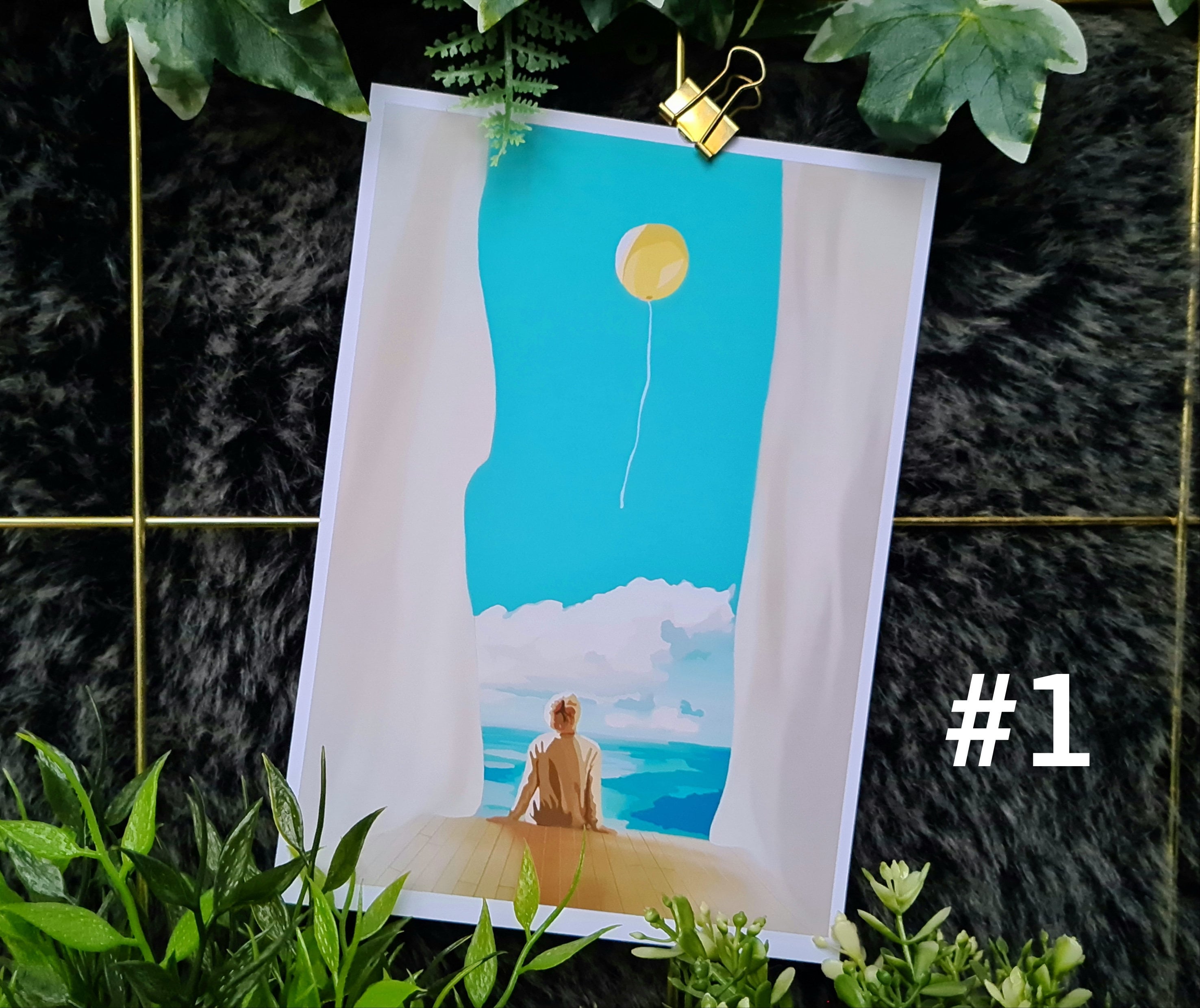 BTS Jimin Fan Art Landscape Art Print Park Jimin Kpop Fan - Etsy