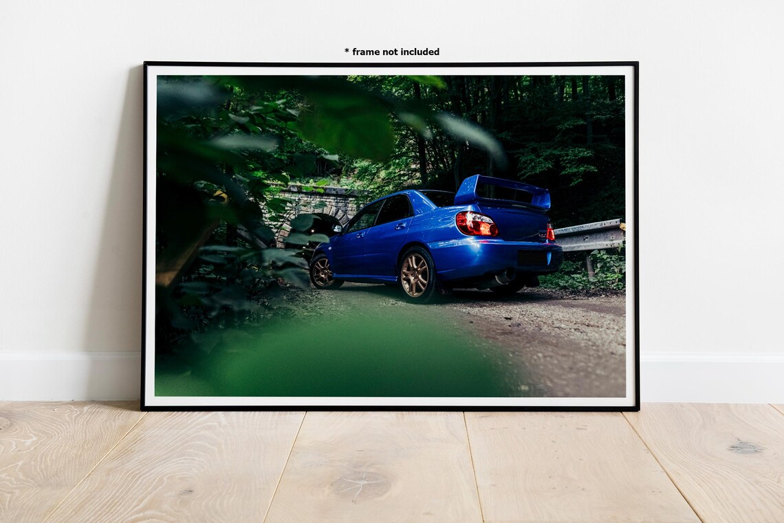 Subaru Impreza WRX STI Automotive Wall Art Print Poster #6 - Etsy