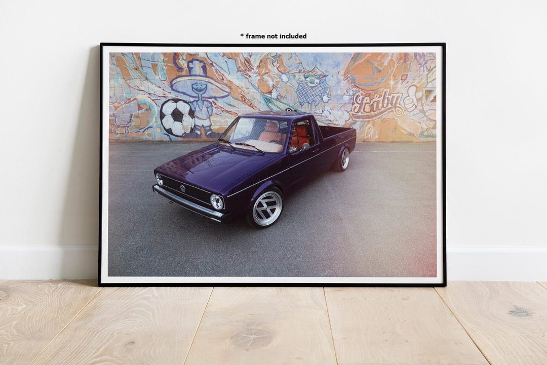 VW Caddy MK1 #3 Automotive Wall Art Print Poster - Etsy