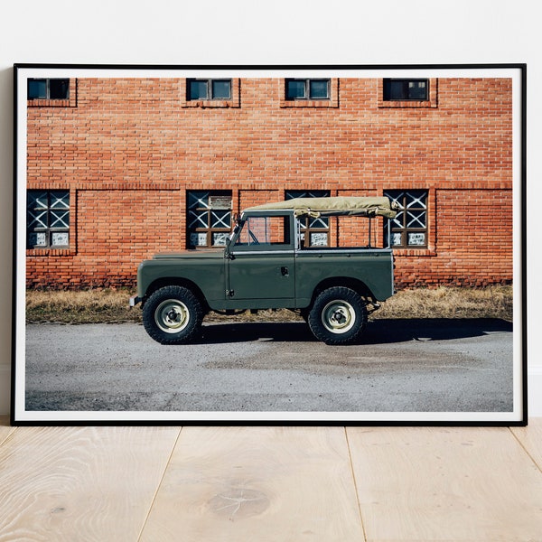 Land rover print - Etsy Nederland