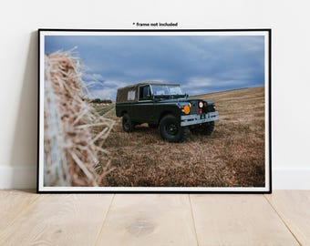 109 Series Land Rover Poster, Rover, Illustration, Wall Decor, Land ...