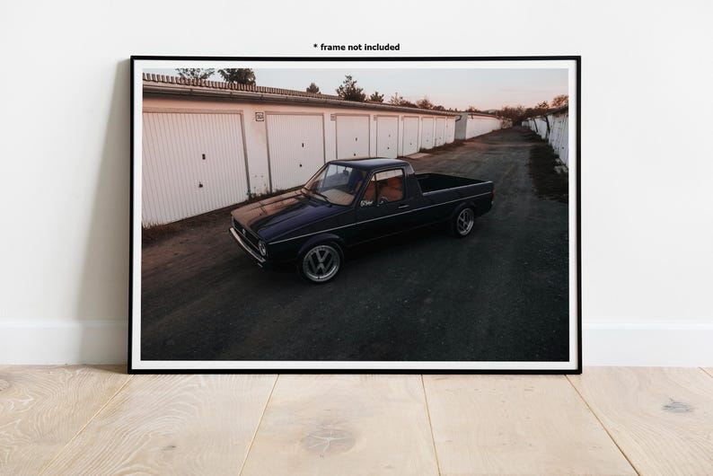 VW Caddy MK1 Automotive Wall Art Print Poster - Etsy