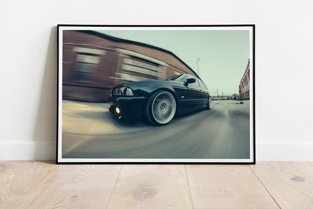 BMW E39 Rolling Automotive Wall Art Print Poster - Etsy