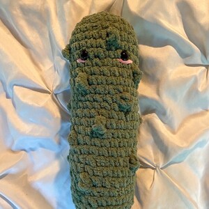 Crochet Jumbo Pickle // Plushie Amigurumi Stuffed Animal - Etsy