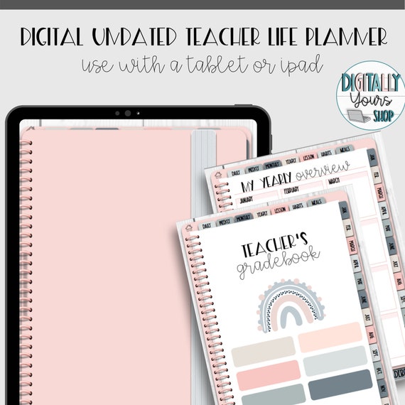 Teacher and Personal Digital Planner Undated Good Notes | Etsy