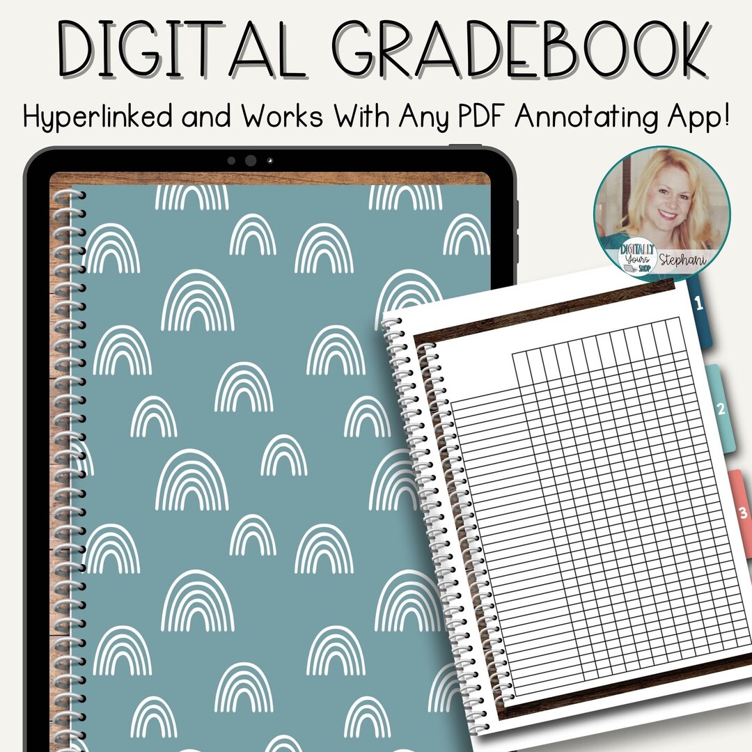 Teacher Digital Grade Book Goodnotes Notability Noteshelf - Etsy
