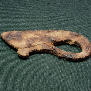 Authentic Antique Wrought Iron Fire Starter in the Form of a Drakkar ...