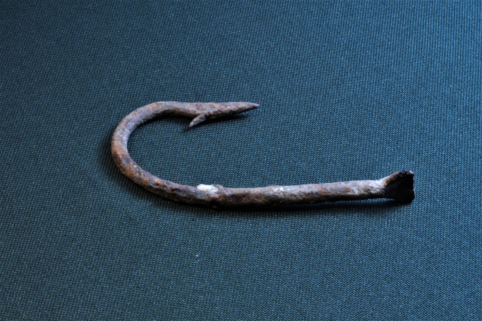 Ancient ROMAN or BYZANTINE Iron Fish Hook Ca V- X C. AD. an Authentic ...