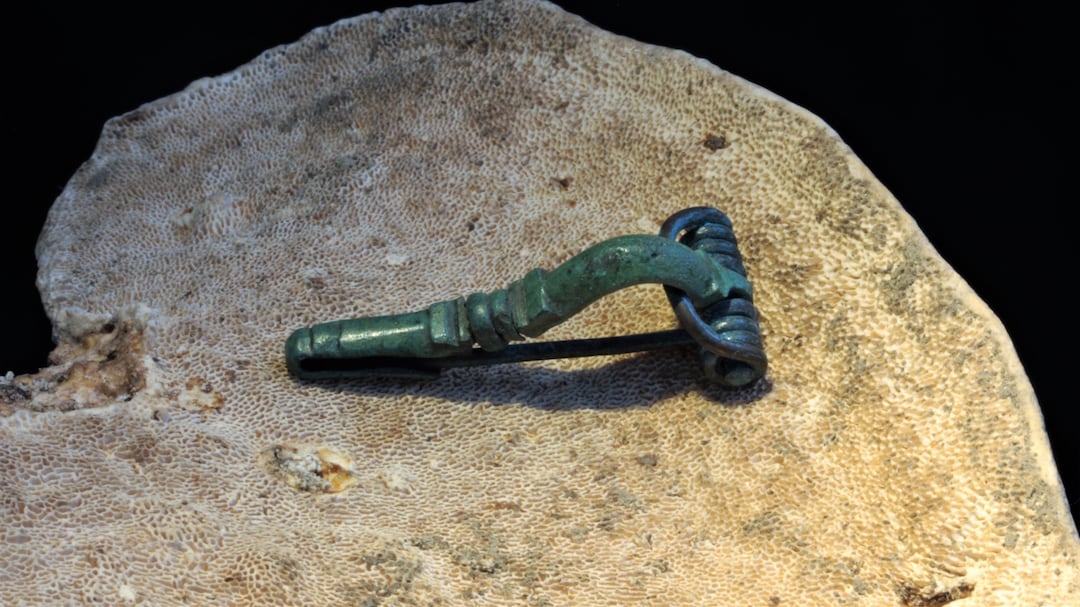 Classical Roman P-shaped Fibula (brooch) of the Late Roman Period. III ...