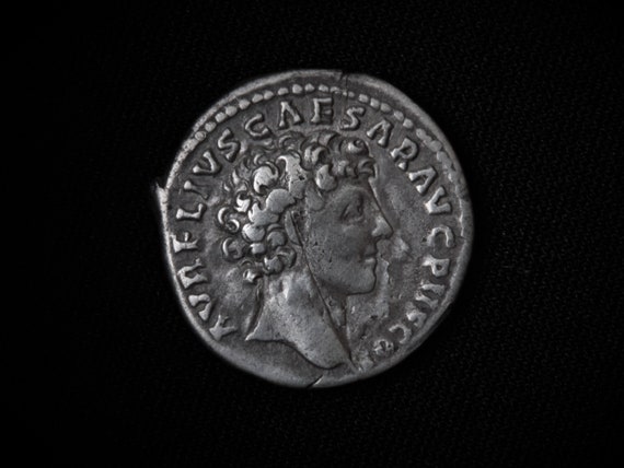 Marcus Aurelius and A.pius Denarius son and Father. Ca 140 - Etsy