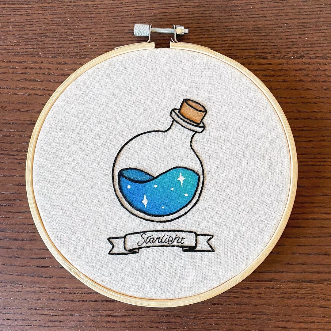 Starlight Brew 6 Embroidery Hoop - Etsy