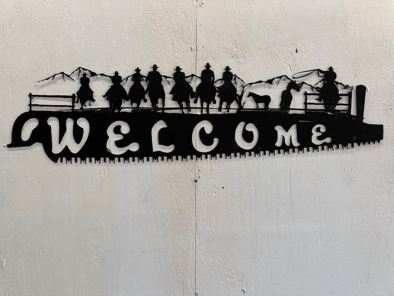 Cowboy Welcome - Etsy