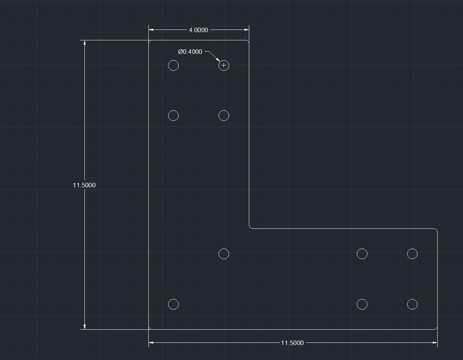L Bracket for 6" Post, Structural Design L Bracket, Color Options, 6 ...