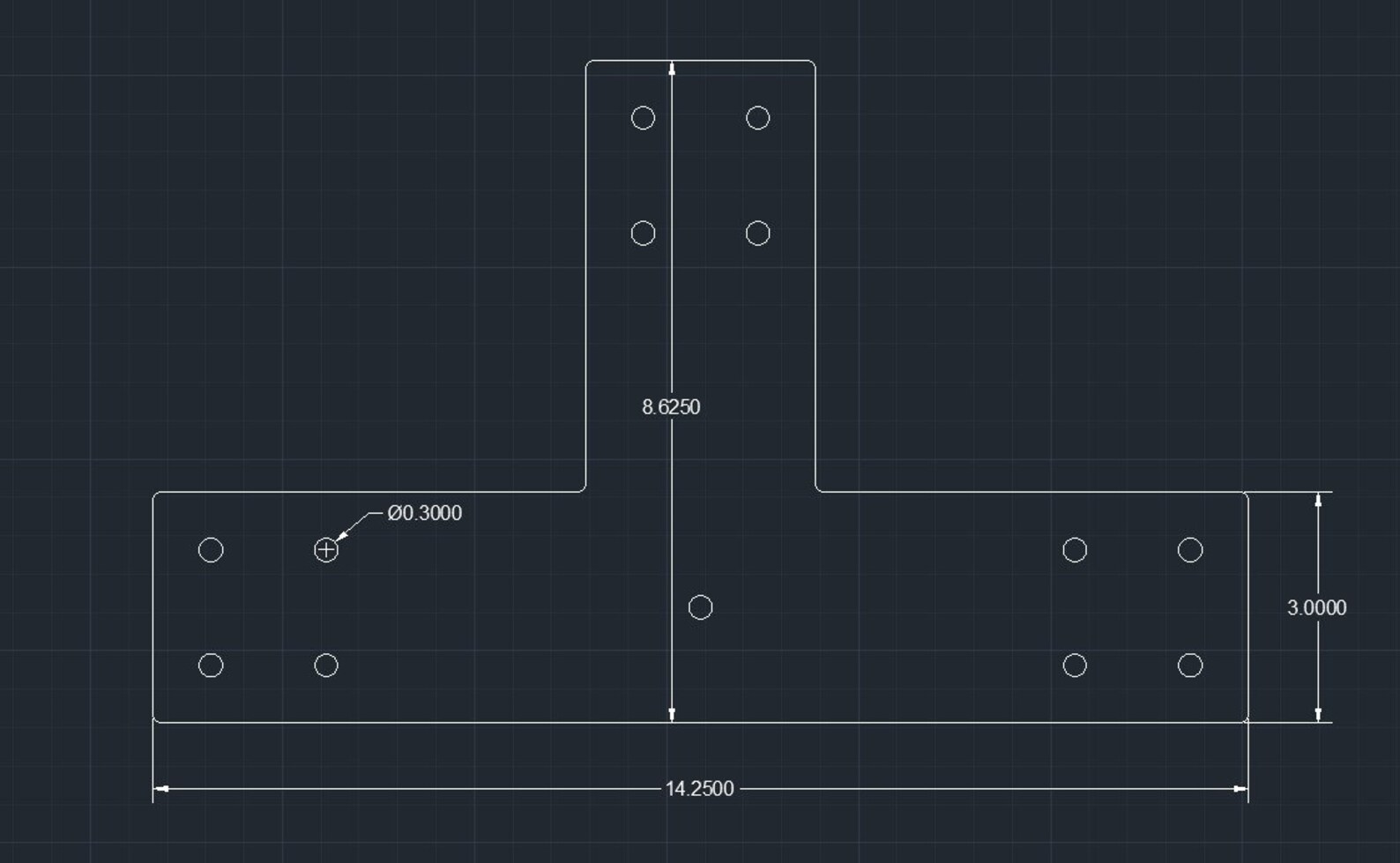 T Bracket for 4" Post, Industrial Design T Bracket, 4 Inch T Post, T ...