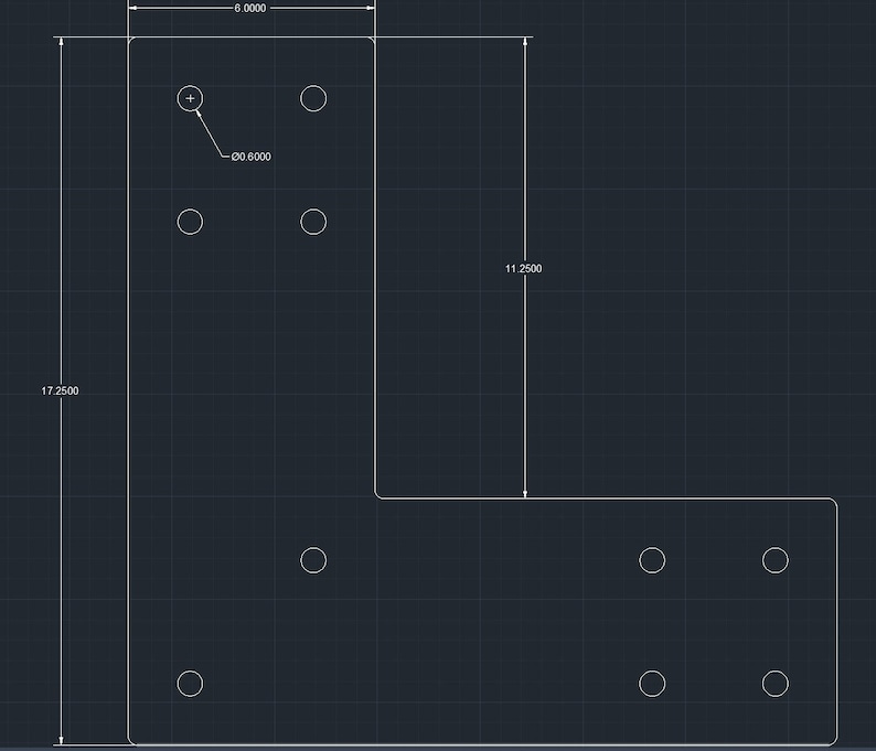 L Bracket for 8" Post, Structural Design L Bracket, Color Options, 8 ...