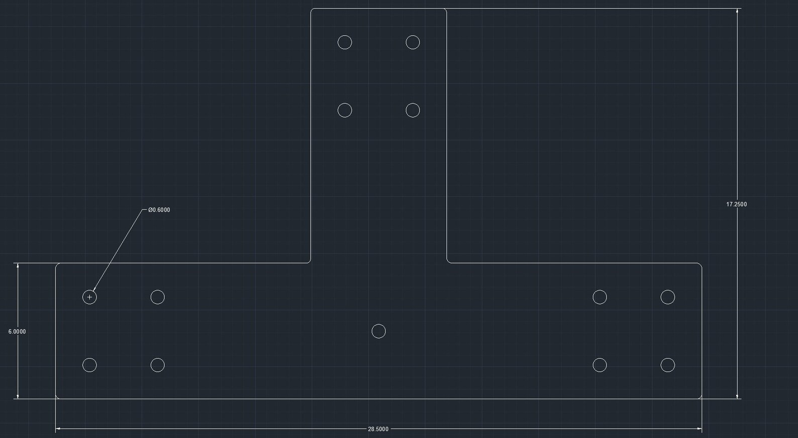 T Bracket for 8" Post, Industrial Design T Bracket, 8 Inch T Post, T ...