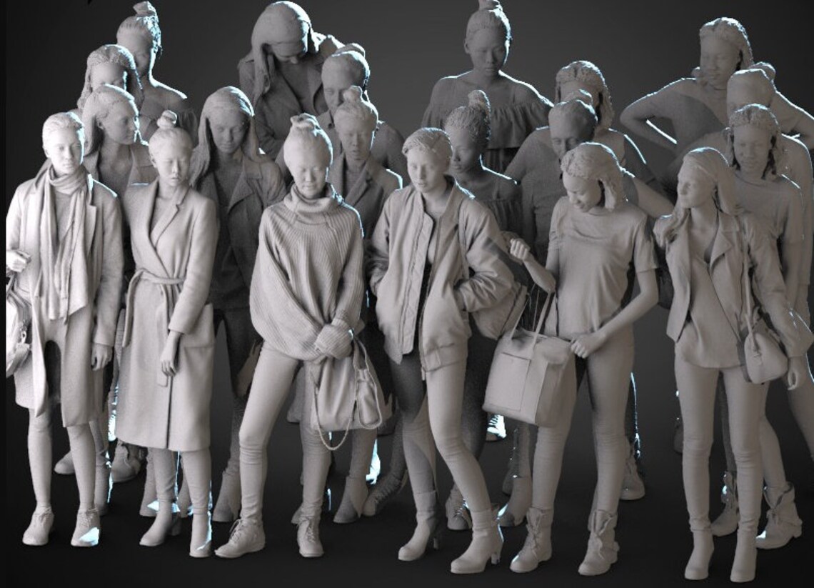 Scale Woman's STL | Etsy