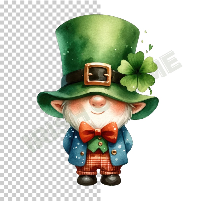 Irish Gnome St. Patrick's Day PNG - Digital Download, Celtic Gnome ...