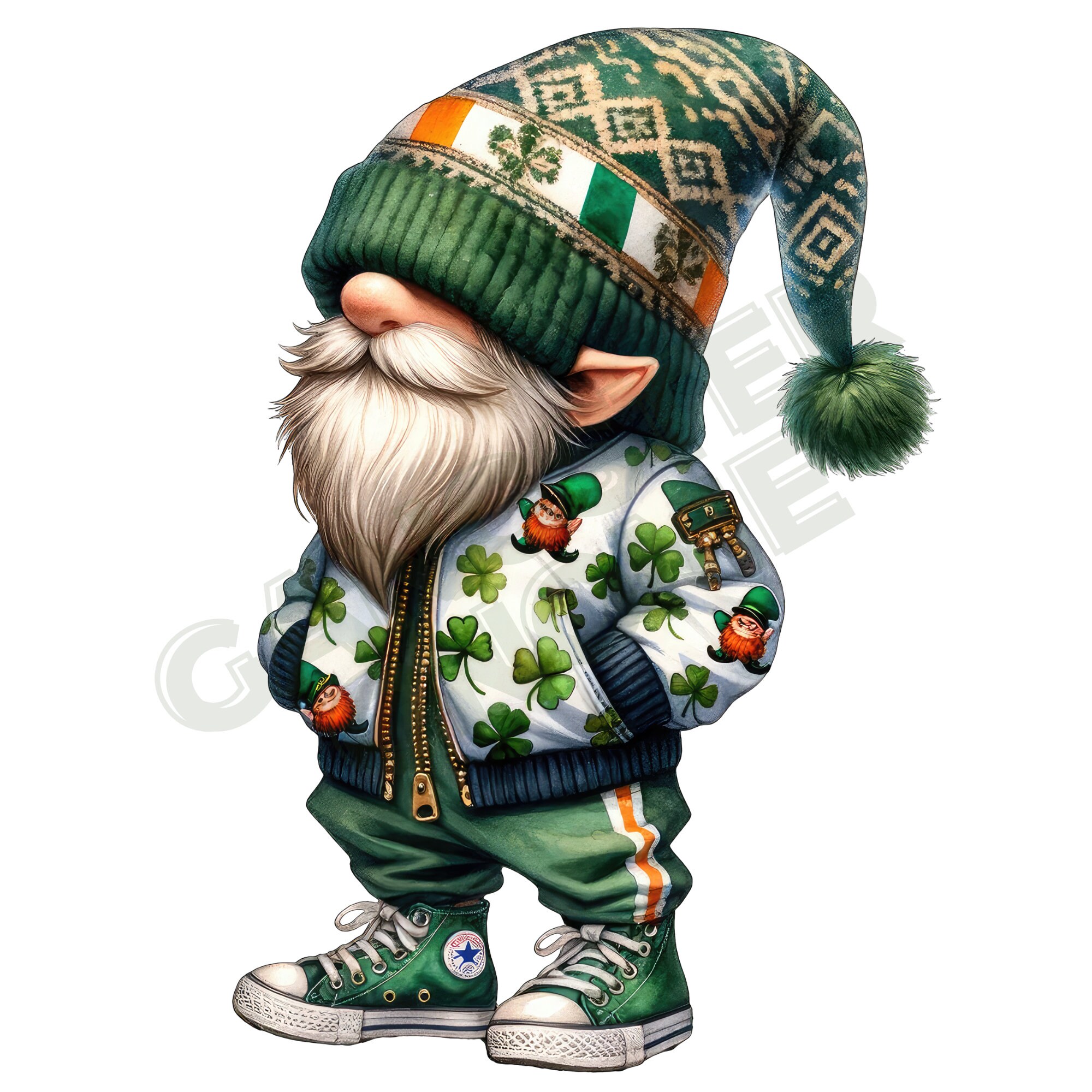 Gangster Gnome St. Patrick's Day Theme, Saint Patrick Day Gnomes ...