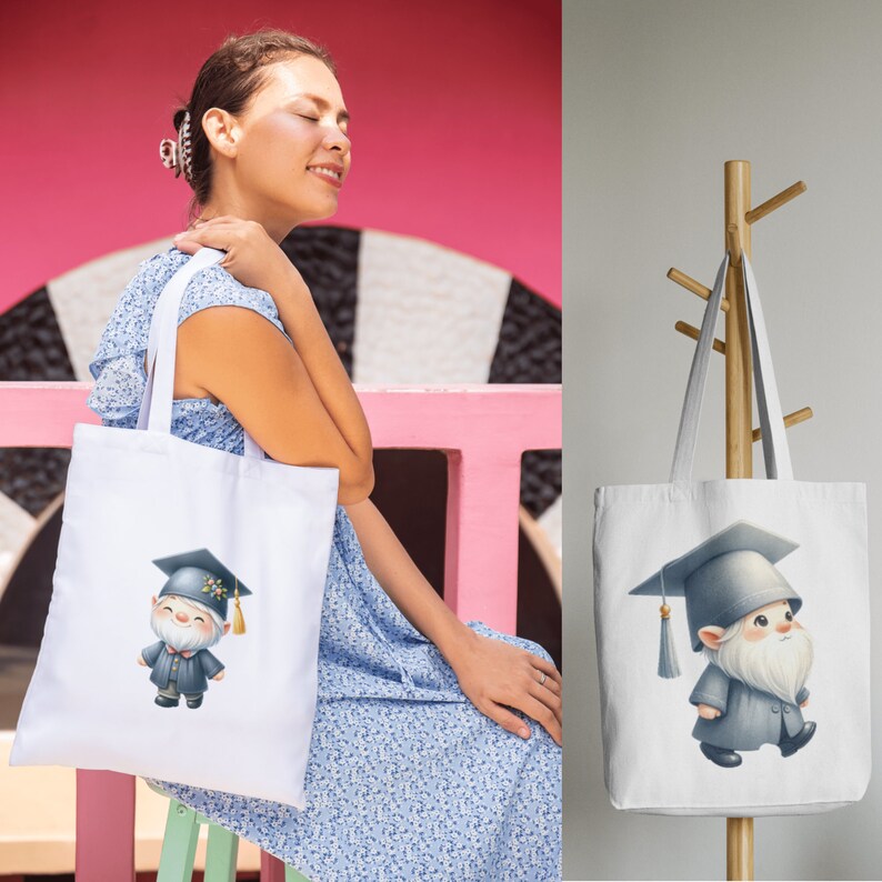 Graduation Gnome PNG, Gnome 2024 College Graduation, Watercolor Gnome ...