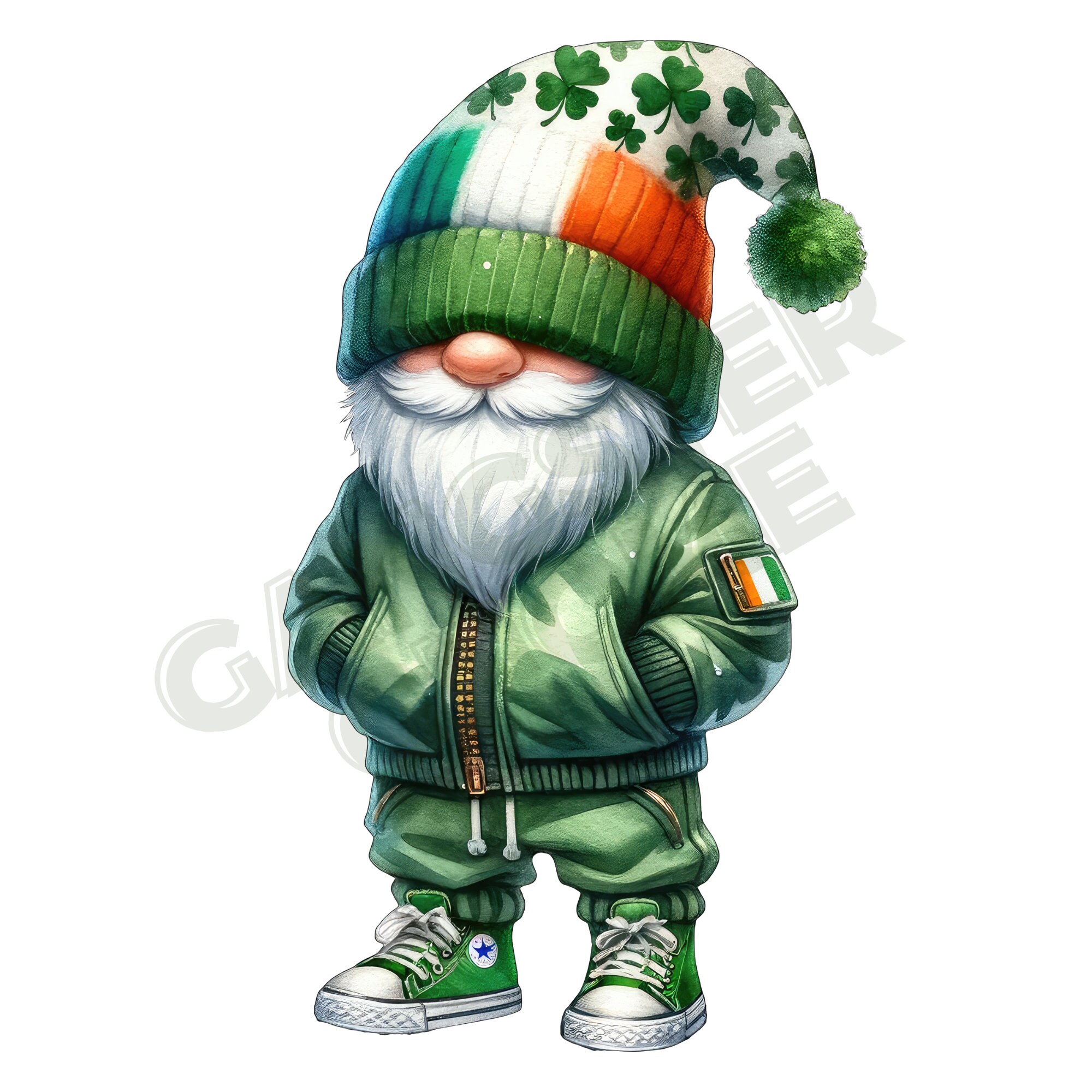 Gangster Gnome St. Patrick's Day Theme, Saint Patrick Day Gnomes ...