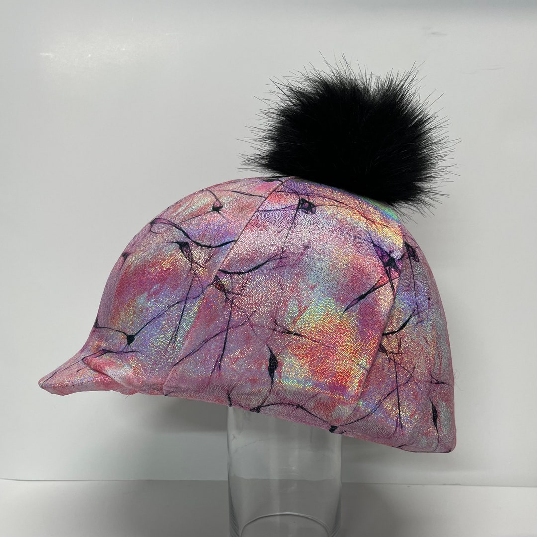 Horse RIDING COVER in Pink Sparkle Print Velvet With a Black Snap on ...