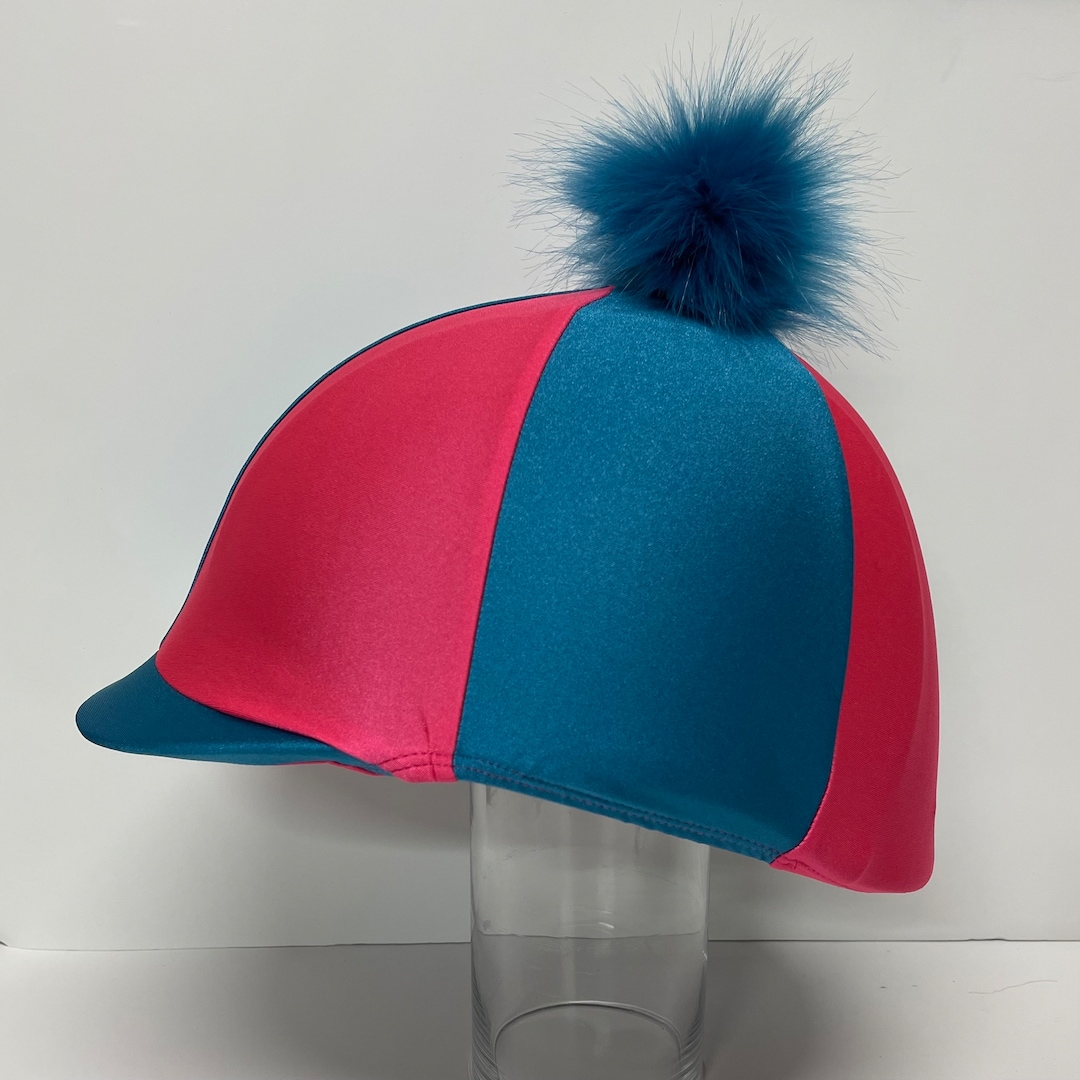 Horse RIDING COVER in Teal and Medium Pink Lycra With a Teal Sewn on ...