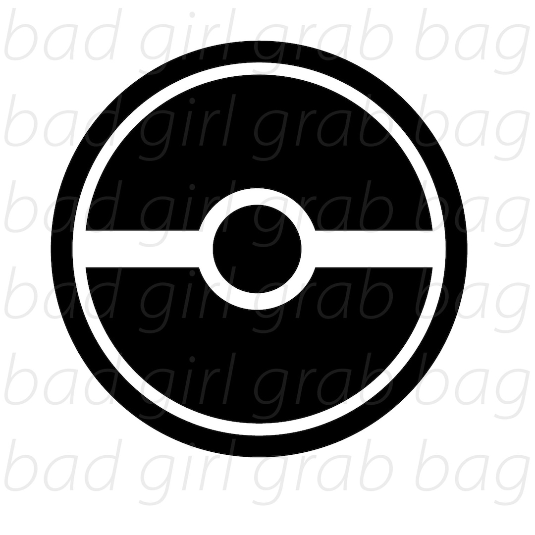 Pokemon Pokeball Inspired Minimal Custom Design SVG PNG File for Vinyl ...