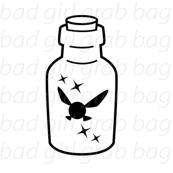 Navi in a Bottle Legend of Zelda Inspired SVG Files for - Etsy