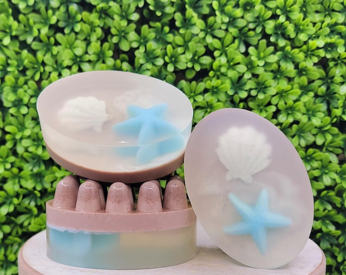 Sea Salt & Sand Massage Soap Bar, Handcrafted Soap Bar, Massage Spa Bar ...