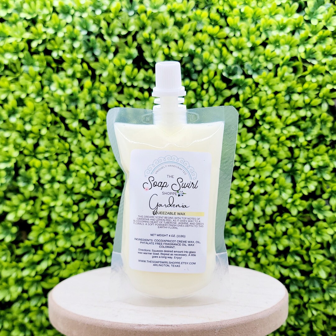 Gardenia, Squeezable Wax Melt 4 Oz. Squeezable Wax, Wax Warmers ...
