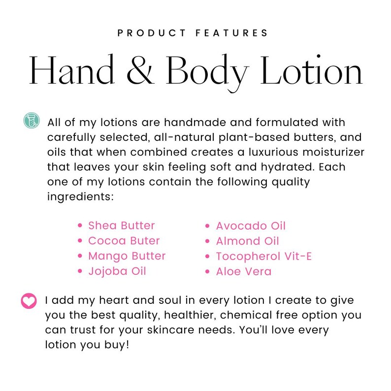 Very Vanilla Hand & Body Lotion, Hand Lotion, Body Lotion, Natural ...