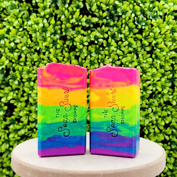 Rainbow Soap - Etsy