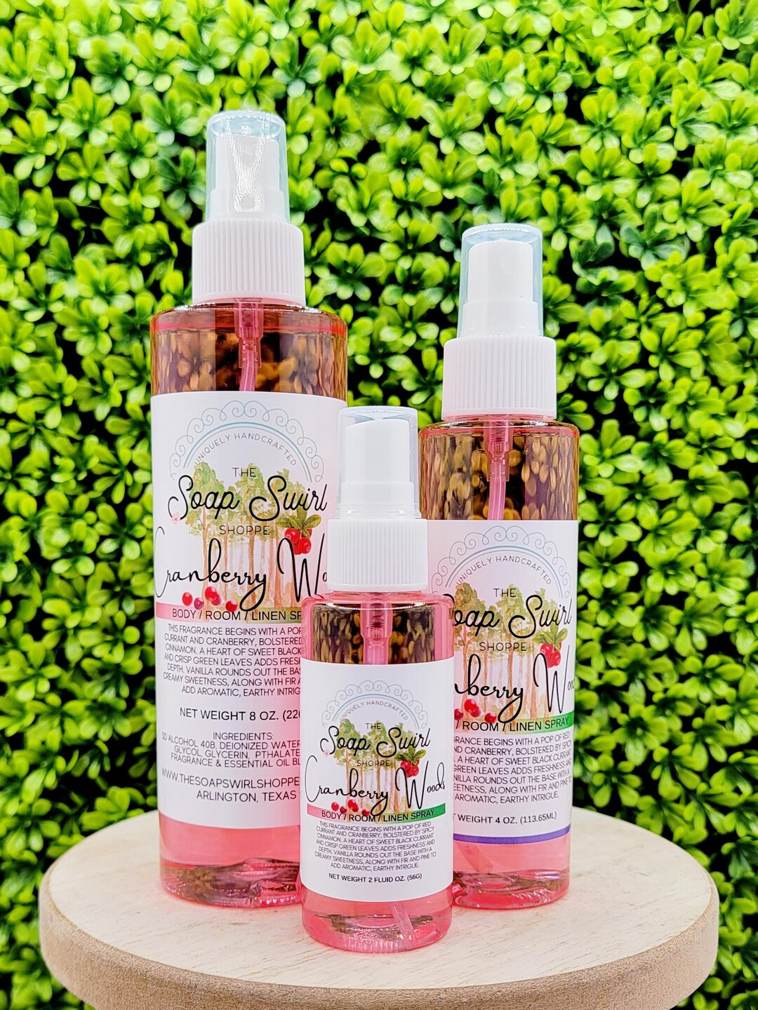 Cranberry Woods Body, Room & Linen Spray, Holiday Fragrance Mist - Etsy