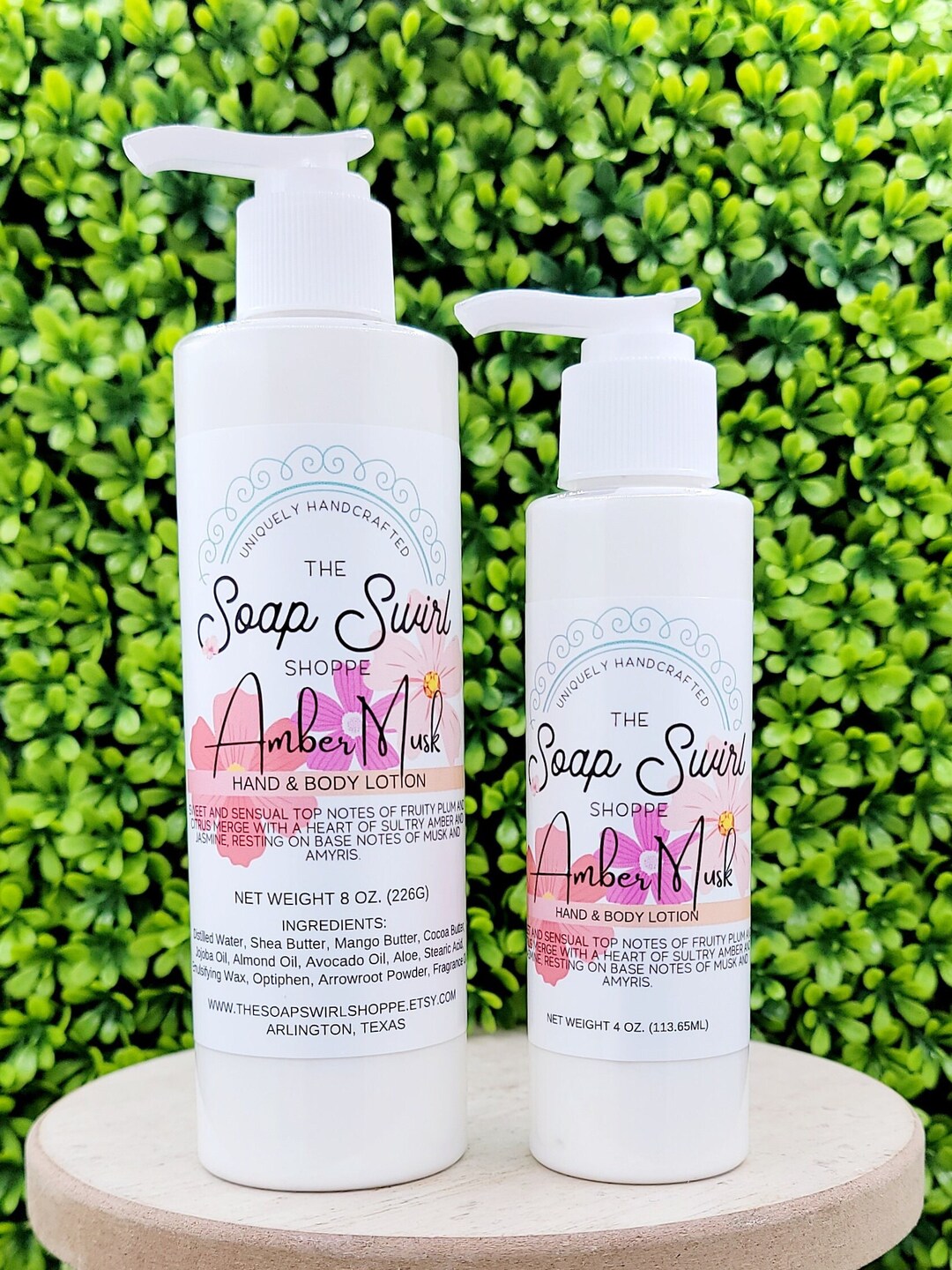 Amber Musk Hand & Body Lotion, Hand Lotion, Body Lotion, Natural Lotion ...