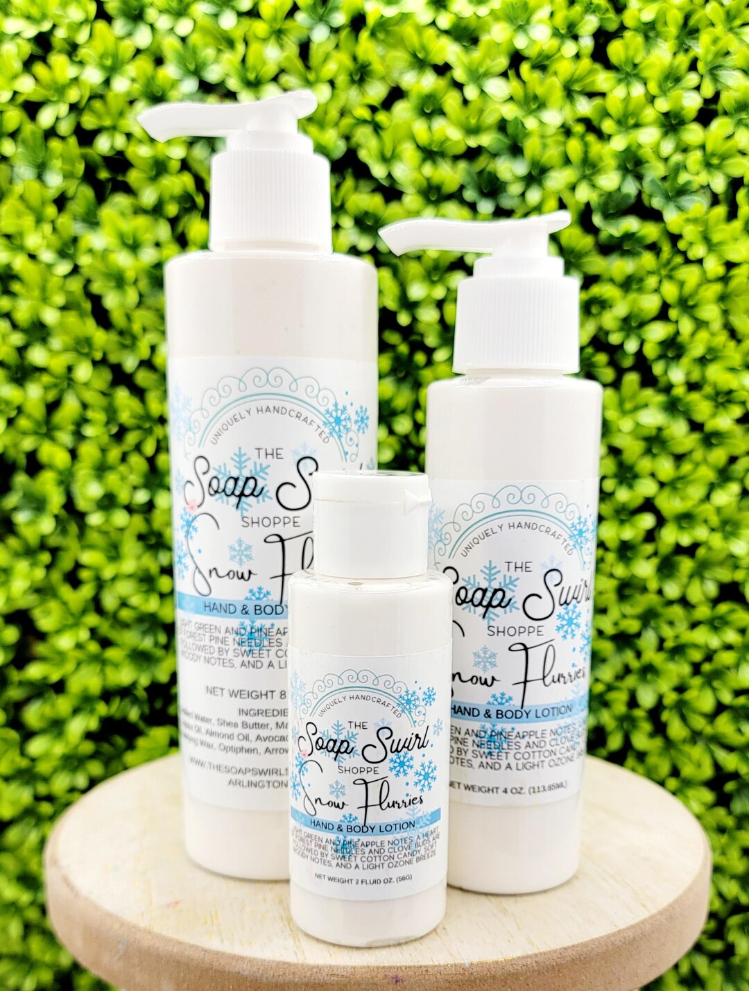 Snow Flurries Hand & Body Lotion, Hand Lotion, Body Lotion, Natural ...